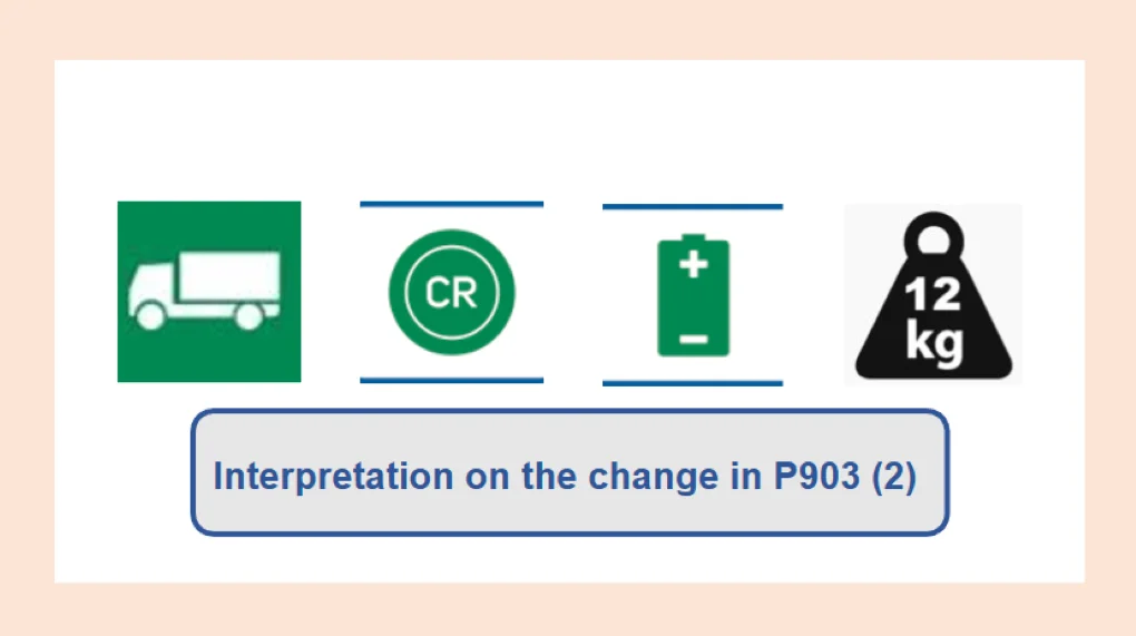 Shipping company MSC requires declaration for SP 188 transports
