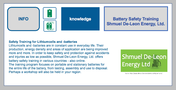 Lithium-Battery-Safety Training-Shmuel De-Leon Energy, Ltd. Lithium ...